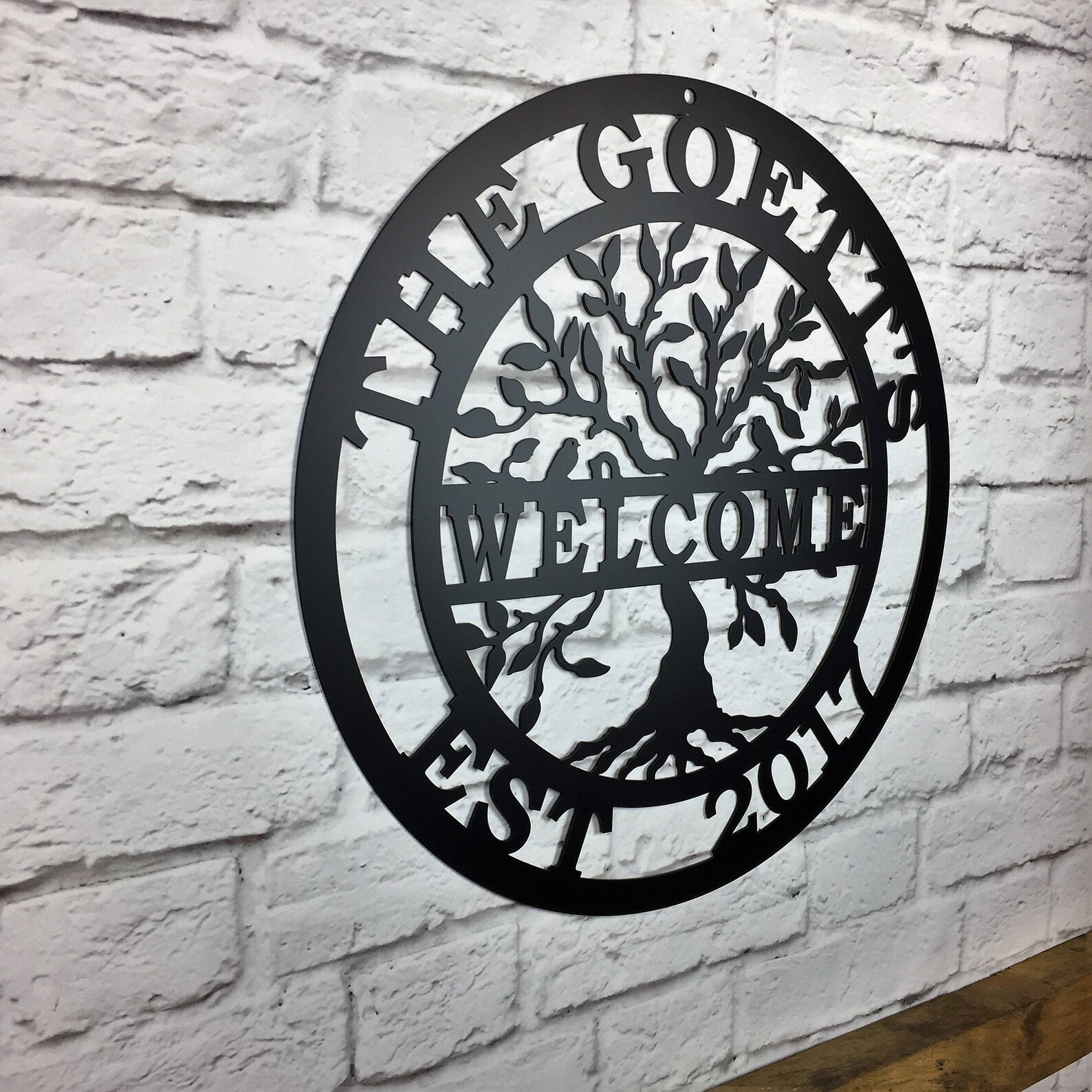 Welcome Tree of Life With Name Wall Family Tree Tree of - Etsy