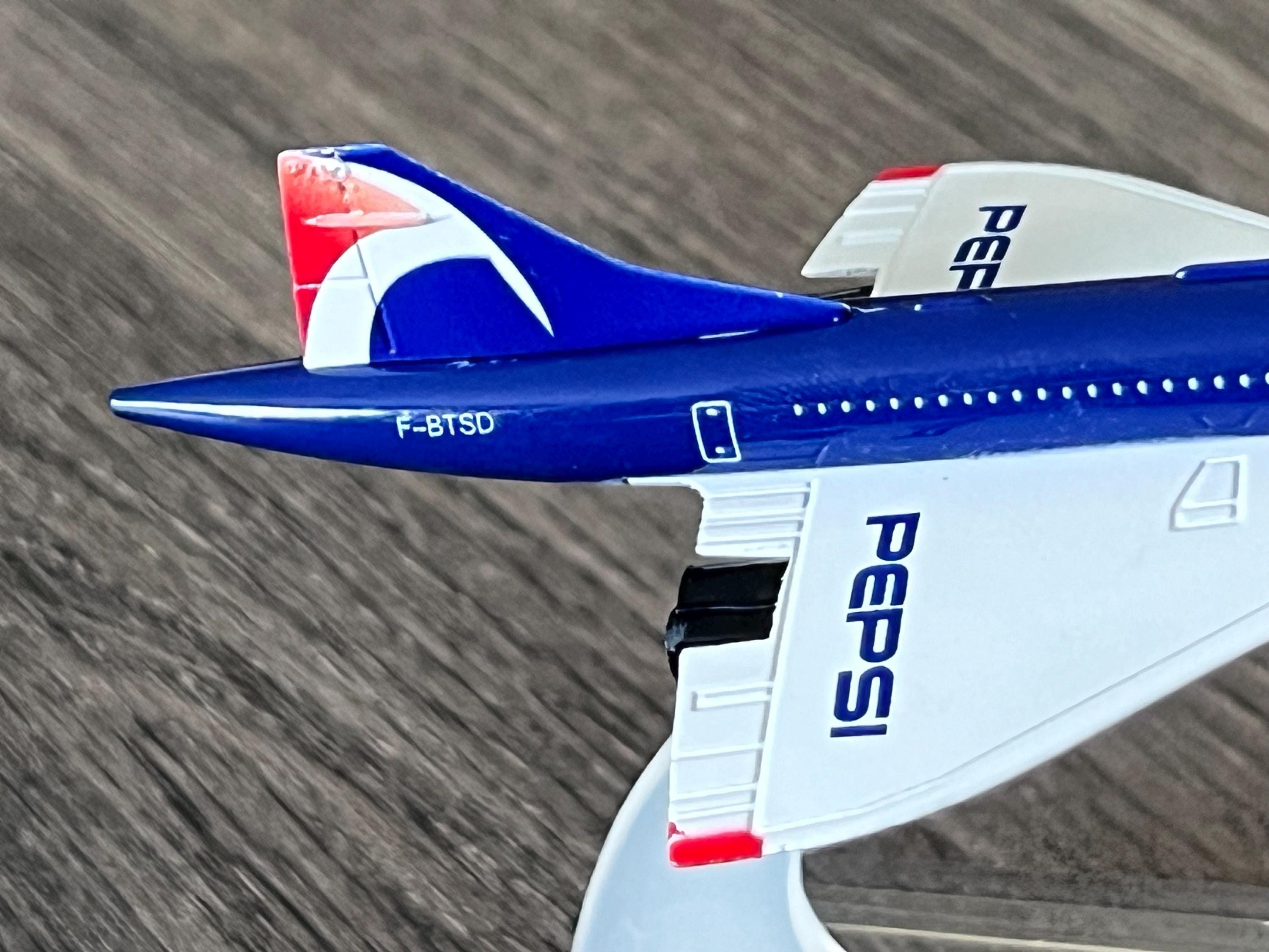 Concorde AIR FRANCE Pepsi Metal Model Aircraft 1:400 Scale - Etsy