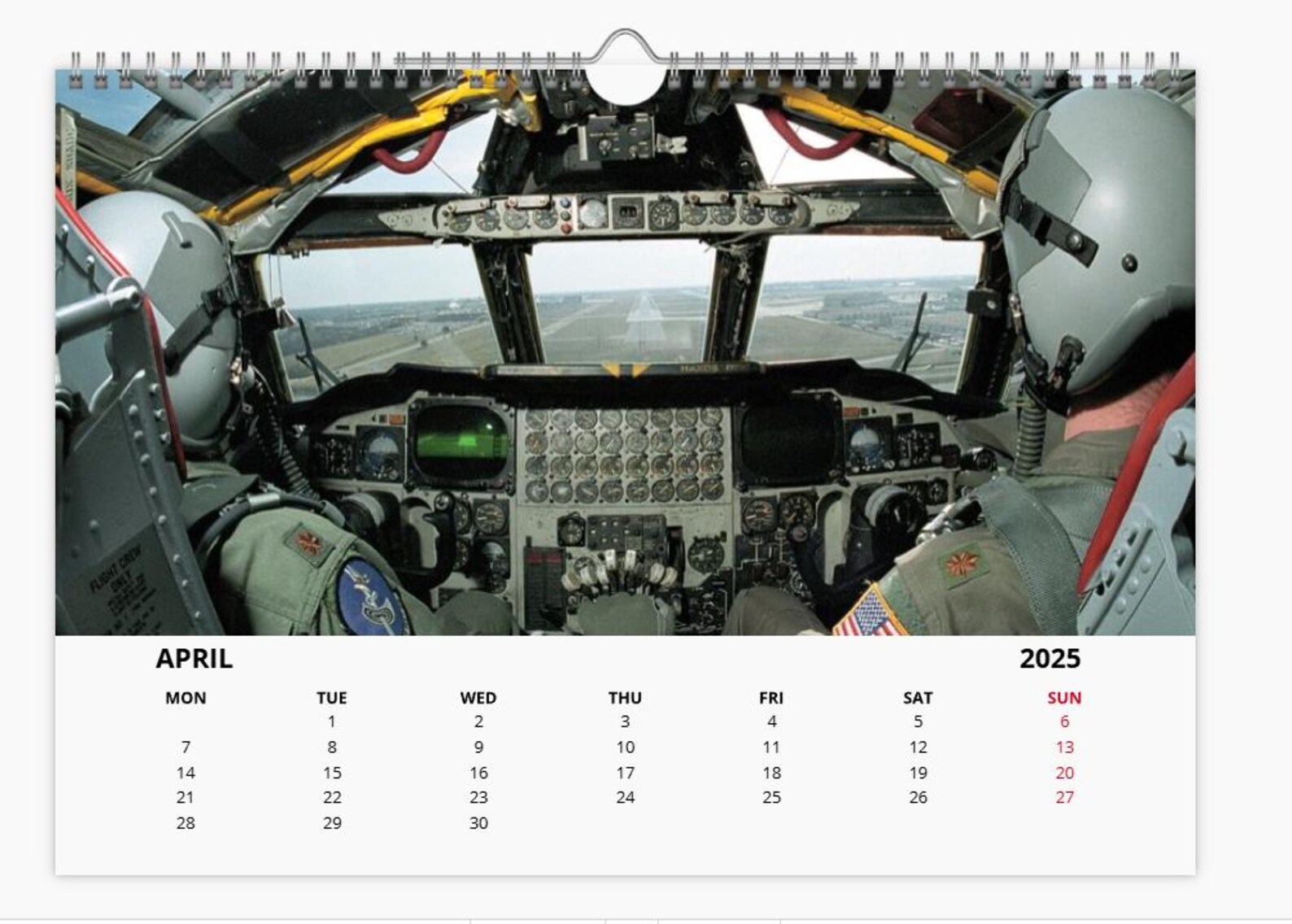 Boeing B-52 Bomber New 2025 Wall Calendar Limited Print - Etsy UK