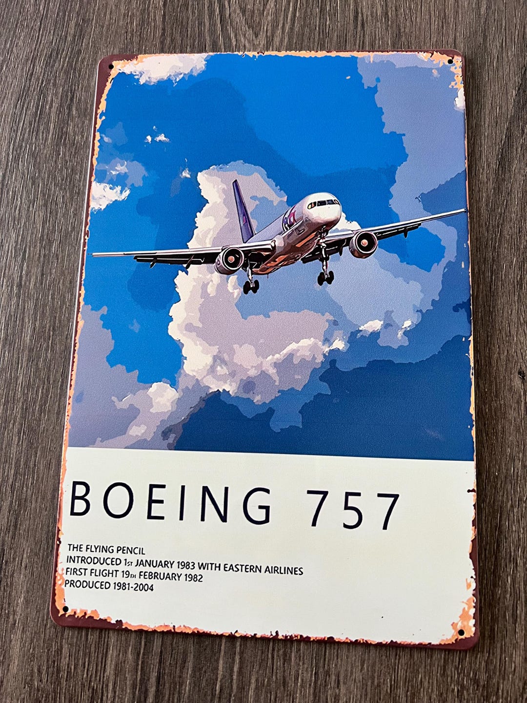 BOEING 757 SPECIAL Aircraft Metal Wall Door Plaque 30x20cm 12x8" - Etsy
