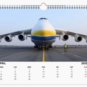 Antonov AN-225 Myria New 2025 Wall Calendar Limited Print - Etsy