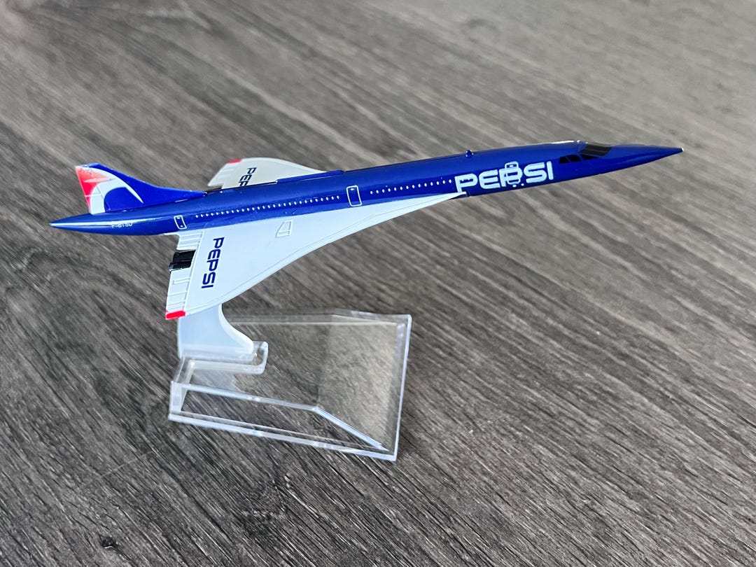 Concorde AIR FRANCE Pepsi Metal Model Aircraft 1:400 Scale - Etsy