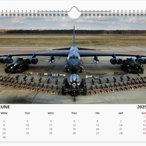 Boeing B-52 Bomber New 2025 Wall Calendar Limited Print - Etsy UK