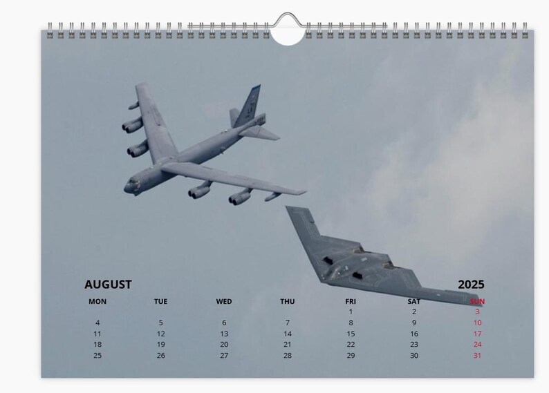 Boeing B-52 Bomber New 2025 Wall Calendar Limited Print - Etsy UK
