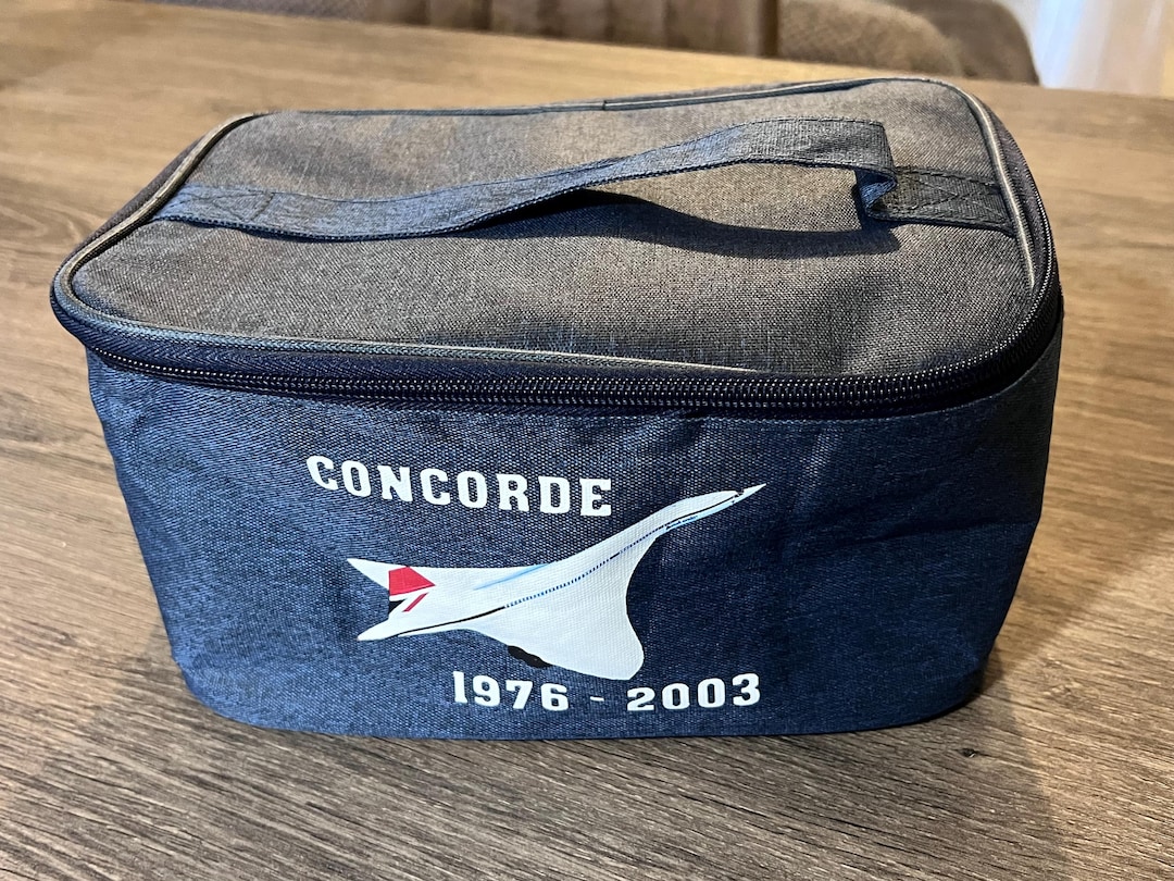 Concorde 1976-2003 Iconic Concorde Travel Drinks/food Bag in Blue ...