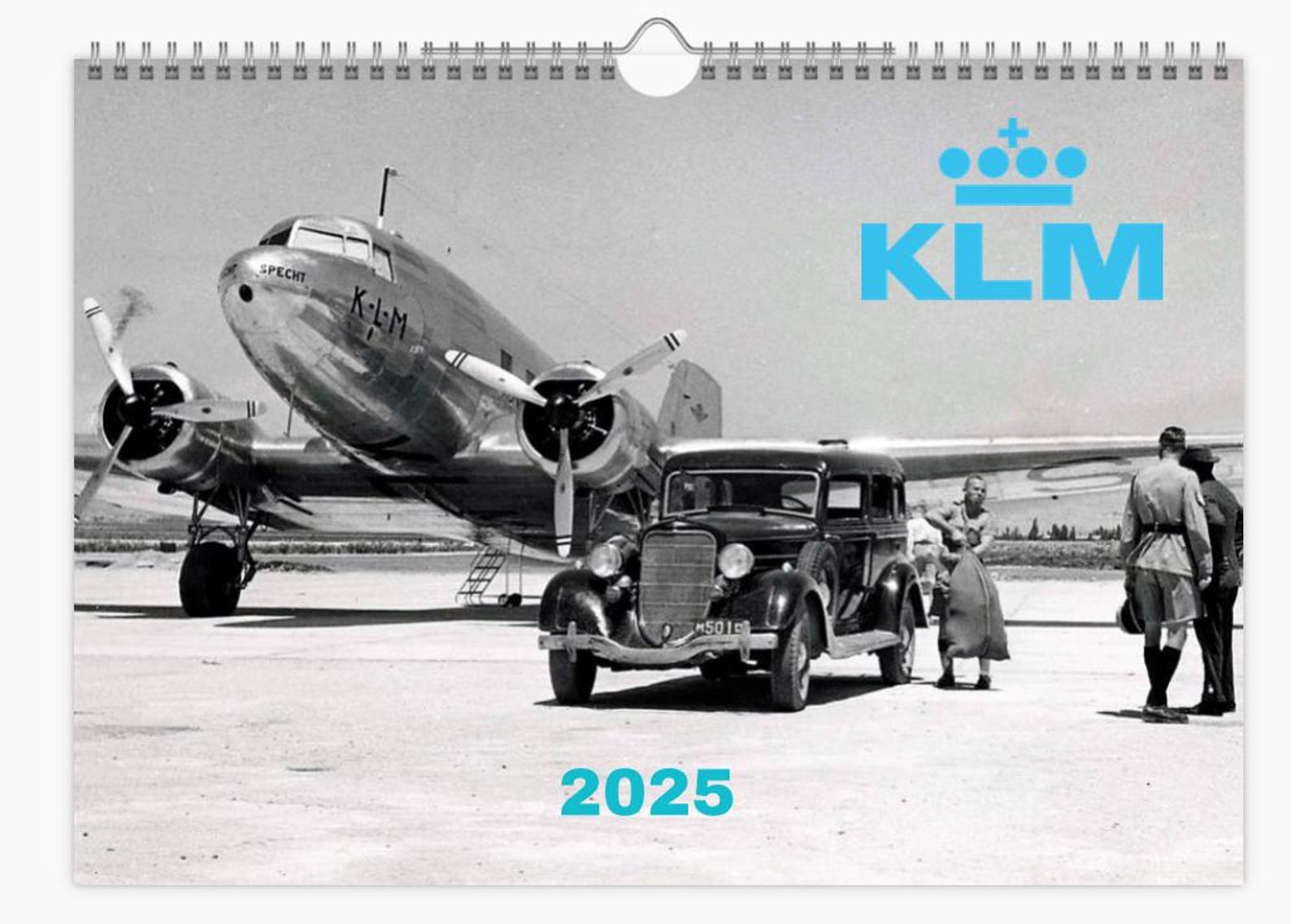 KLM Royal Dutch Airlines 2025 Wall Calendar Limited Print - Etsy