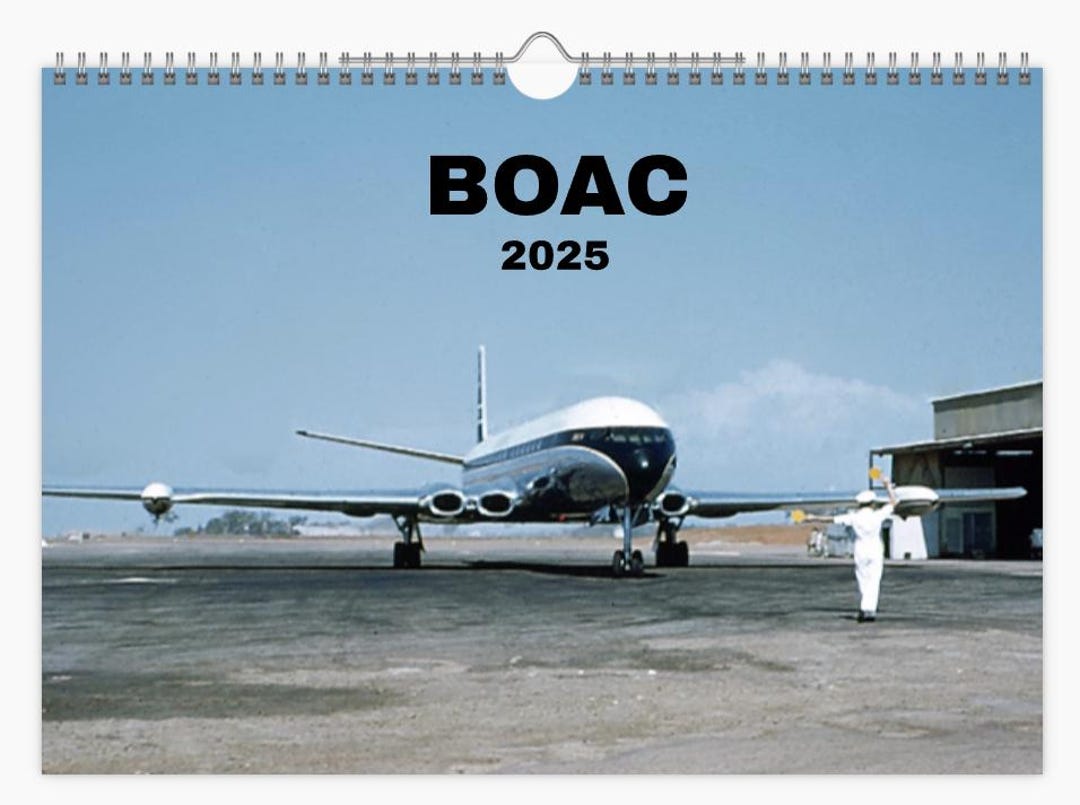 BOAC Special New 2025 Wall Calendar Limited Print - Etsy