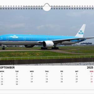 KLM Royal Dutch Airlines 2025 Wall Calendar Limited Print - Etsy