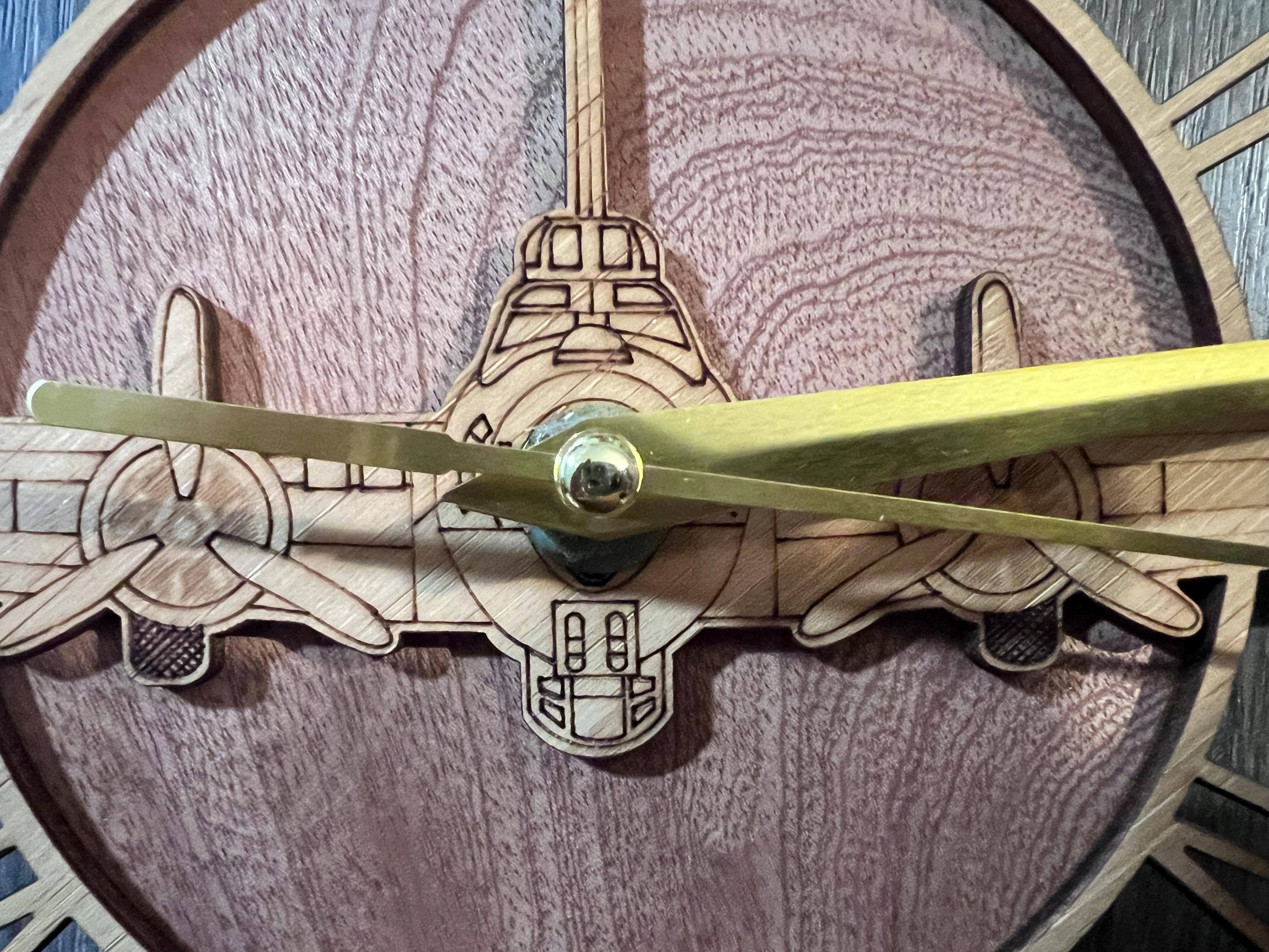 Boeing B-17 Flying Fortress Airplane Altimeter Wall Clock 14" Dia (35 ...