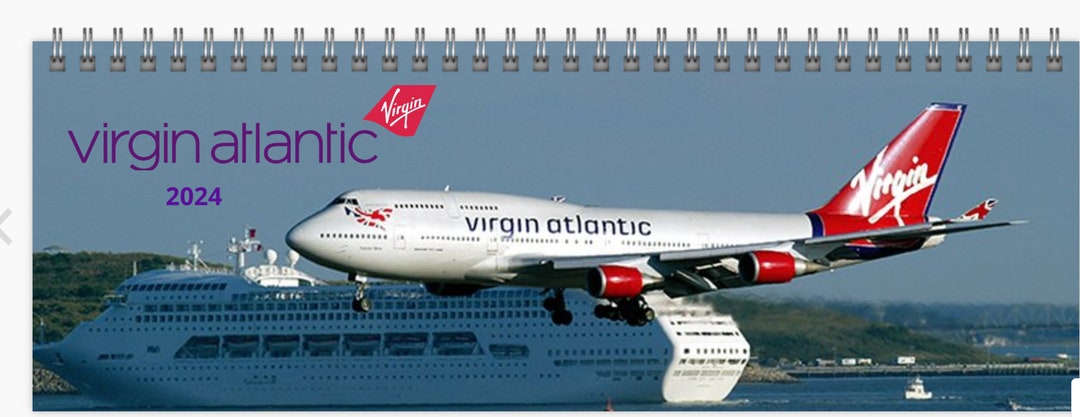 Virgin Atlantic DESK Tribute 2024 CALENDAR - Etsy