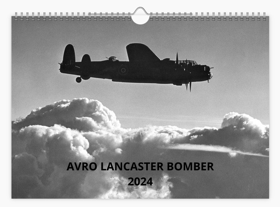 Avro Lancaster RAF Bomber Tribute 2024 WALL CALENDAR A4 Size - Etsy UK