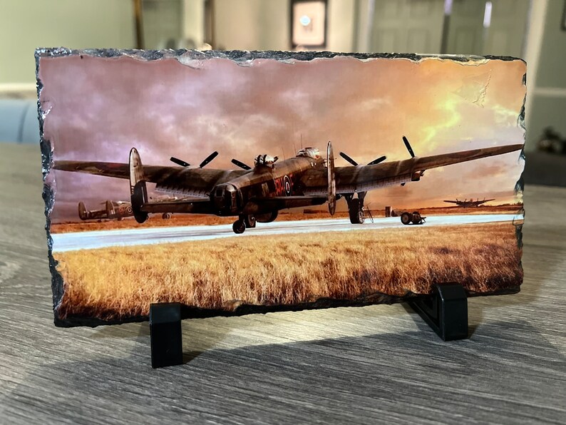 Stunning RAF Avro Lancaster Bomber Photo Heavy Slate Print - Etsy UK