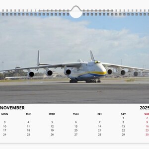 Antonov AN-225 Myria New 2025 Wall Calendar Limited Print - Etsy