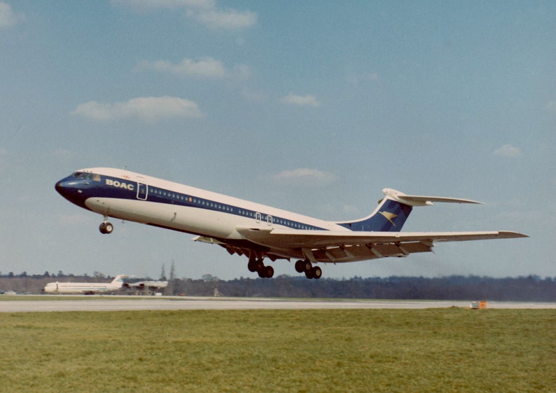 FRIDGE MAGNET - BOAC Vickers VC10 - Aircraft - Etsy