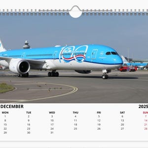 KLM Royal Dutch Airlines 2025 Wall Calendar Limited Print - Etsy