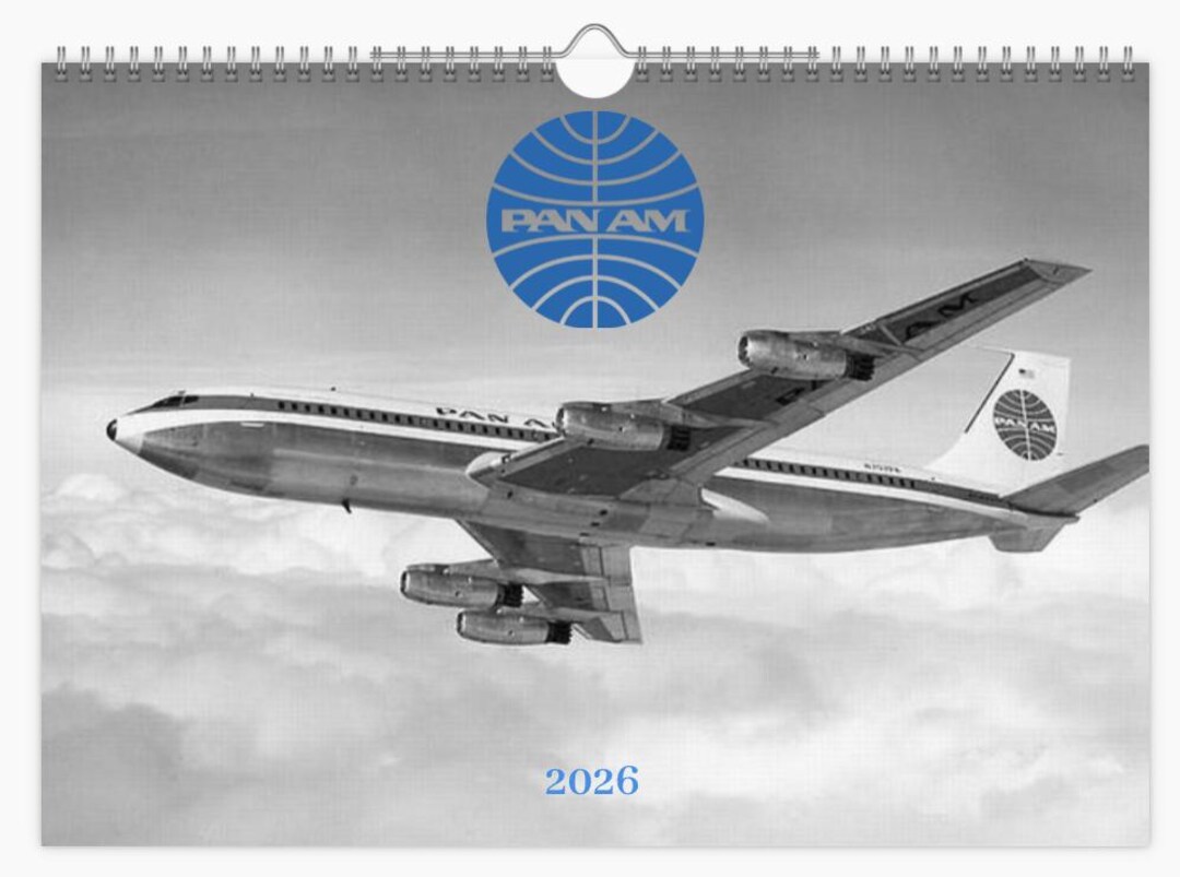 PAN AM 2026 WALL Calendar A4 Size in High Quality Card - Limited ...