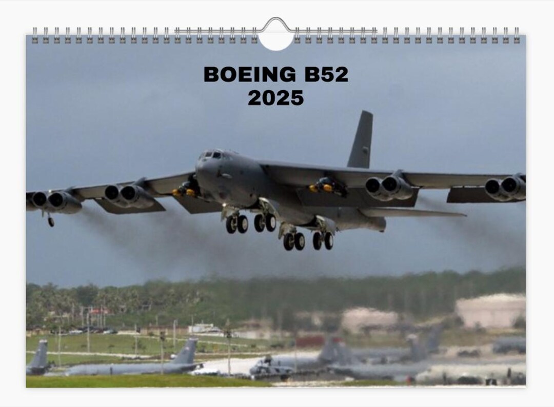 Boeing B-52 Bomber New 2025 Wall Calendar Limited Print - Etsy