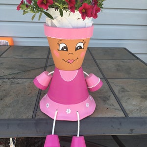Clay Pot Sitter - Etsy
