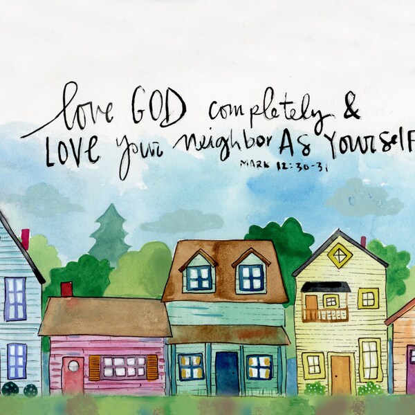 Greatest Commandment Etsy