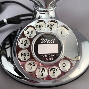 Original Antique Rotary Western Electric Model 202 Telephone - Chrome ...
