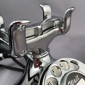 Original Antique Rotary Western Electric Model 202 Telephone - Chrome ...