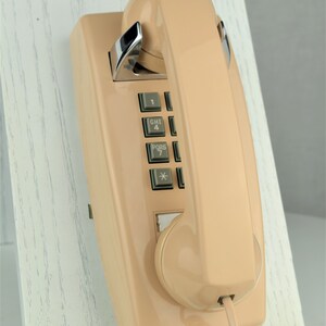 Meticulously Restored - Vintage Antique Touch Tone Wall Telephone - 2554 Beige - Etsy