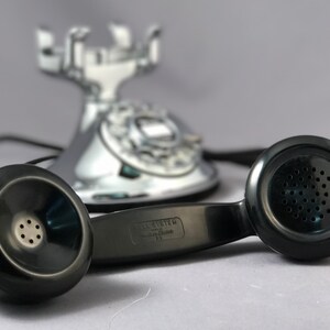 Original Antique Rotary Western Electric Model 202 Telephone - Chrome ...