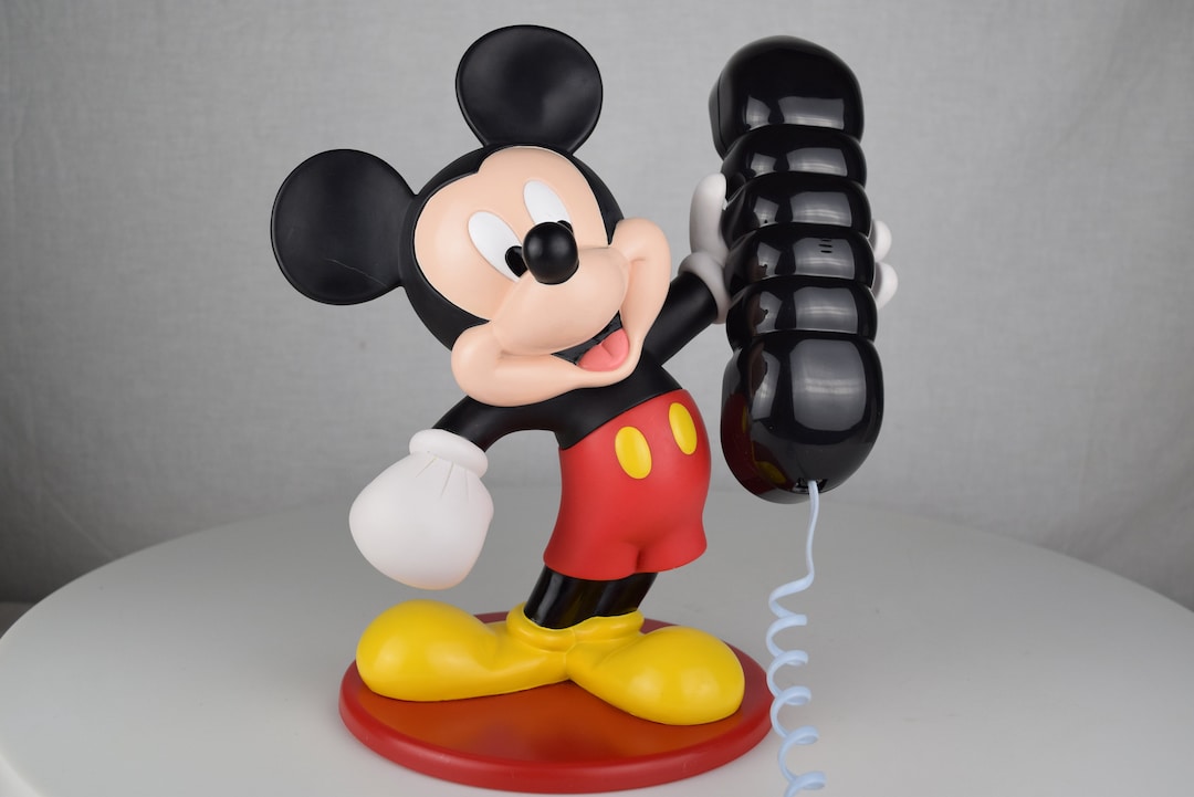 Classic Disney Mickey Mouse Telephone - Etsy