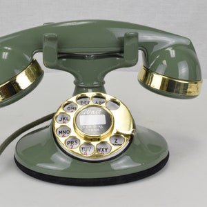 Original Antique Rotary Western Electric Model 202 Telephone - Moss ...