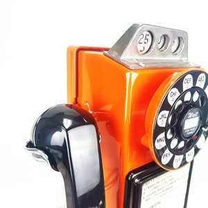 Northern or Western Electric Rotary Dial Payphone - Orange - Etsy
