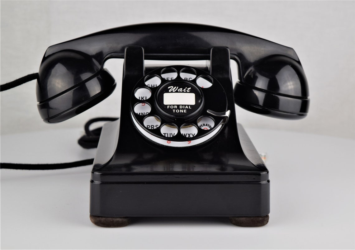 Original Antique Rotary Western Electric Model 302 Telephone - Etsy