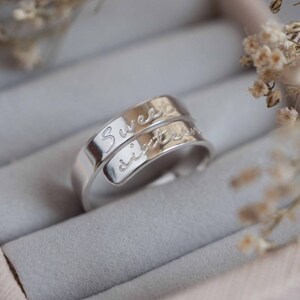 Sweet 16th Birthday Sterling Silver Wrap Around Ring Girls Gift Present ...