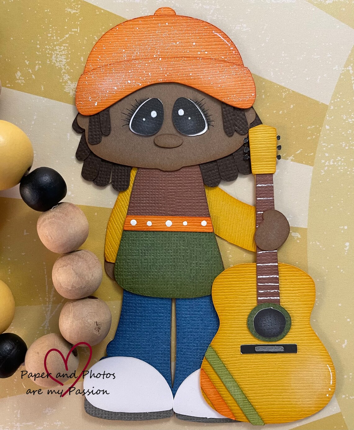 Jamaican Boy Premade Paper Piecing for Scrapbook Pages. 341A - Etsy