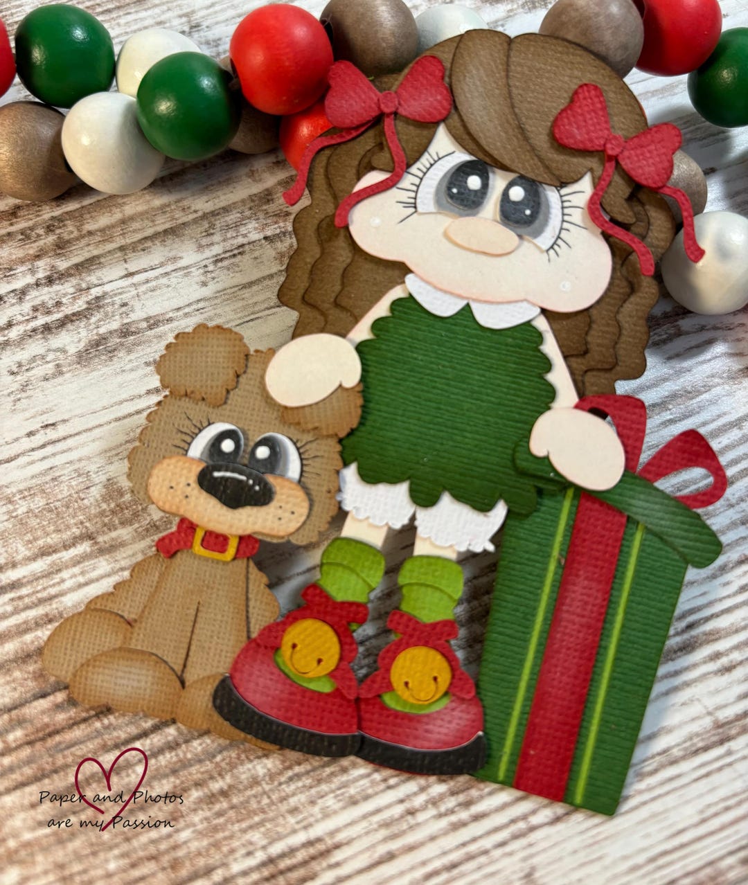 Christmas Pals Premade Paper Piecing for Scrapbooking. 562A - Etsy