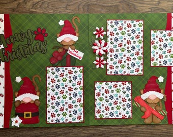 Tropical Summer Double Page Scrapbook Kit With Premade Paper Piecings ...