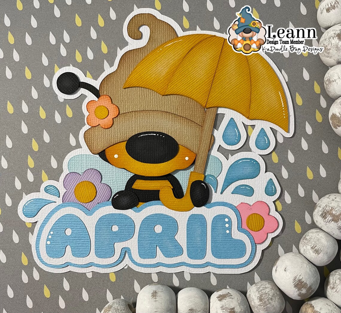 April Title Bee Premade Paper Piecing for Scrapbooking - Etsy