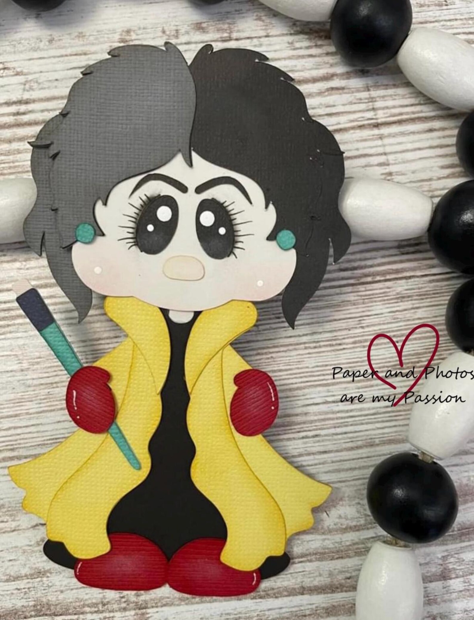 Evil Woman Premade Paper Piecing for Scrapbooking, Cards. - Etsy