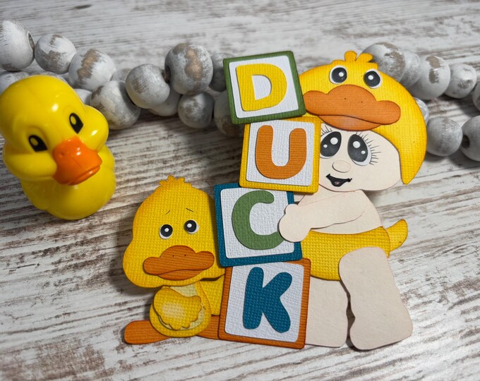 Baby Duck Blocks Premade Layered Paper Piecing for Scrapbooking. 543B ...