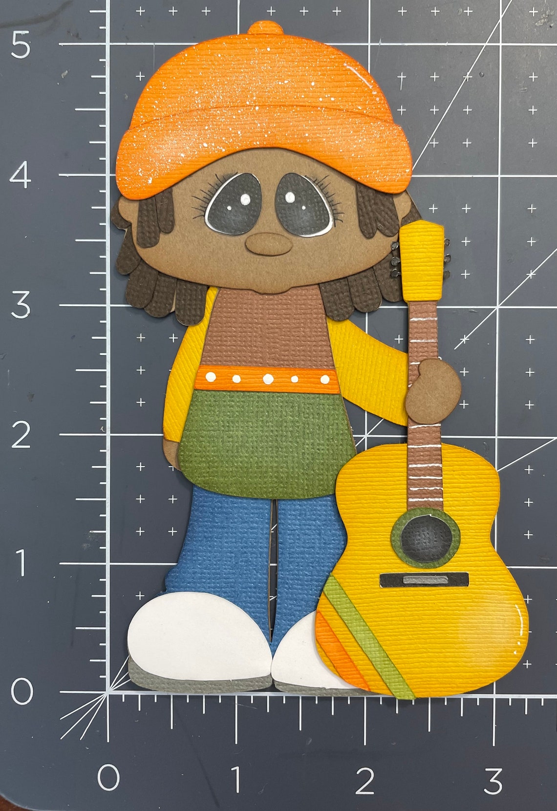 Jamaican Boy Premade Paper Piecing for Scrapbook Pages. 341A - Etsy