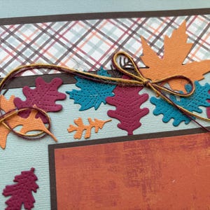Fall Bundle Bundle of 2single Page and a Double Scrapbook Finished ...