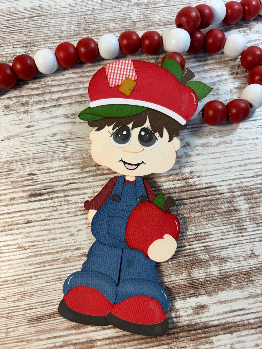 Apple Boy Premade Layered Paper Piecing for Scrapbooking and Cards. 3A ...