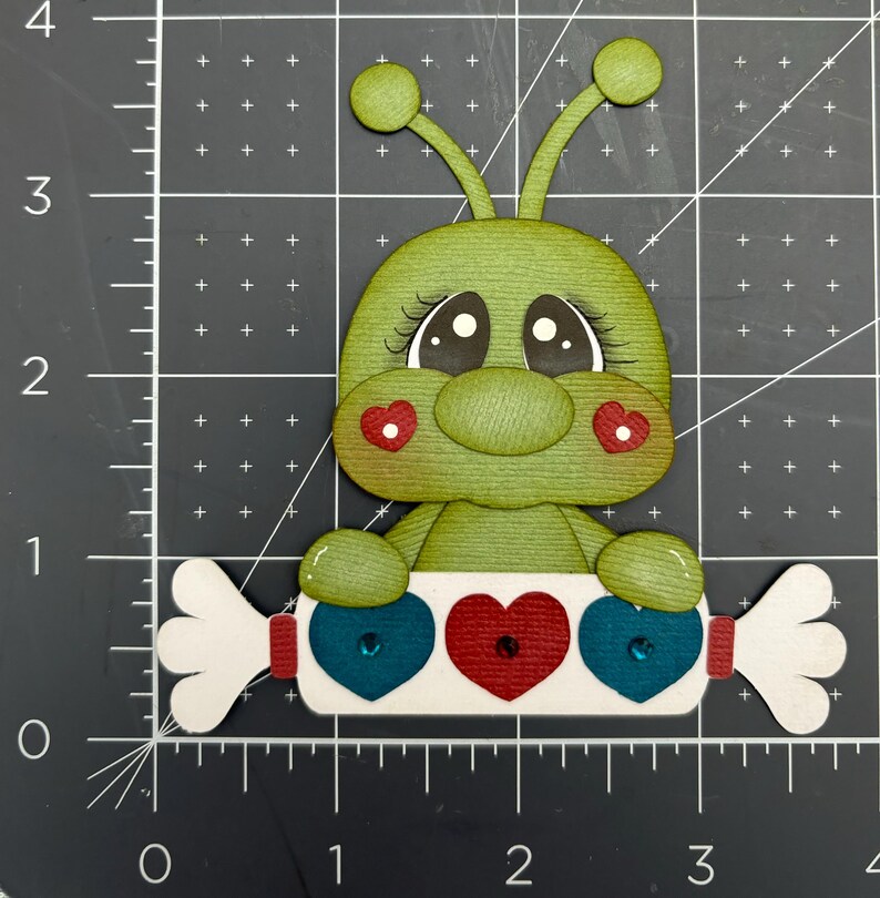 Candy Cricket Premade Layered Paper Piecing for Scrapbooking, Cards. 9A ...