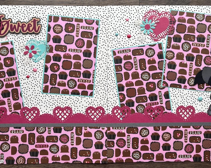 Winter Spirit Mice Double Scrapbook Page With Premade Paper Piecings ...