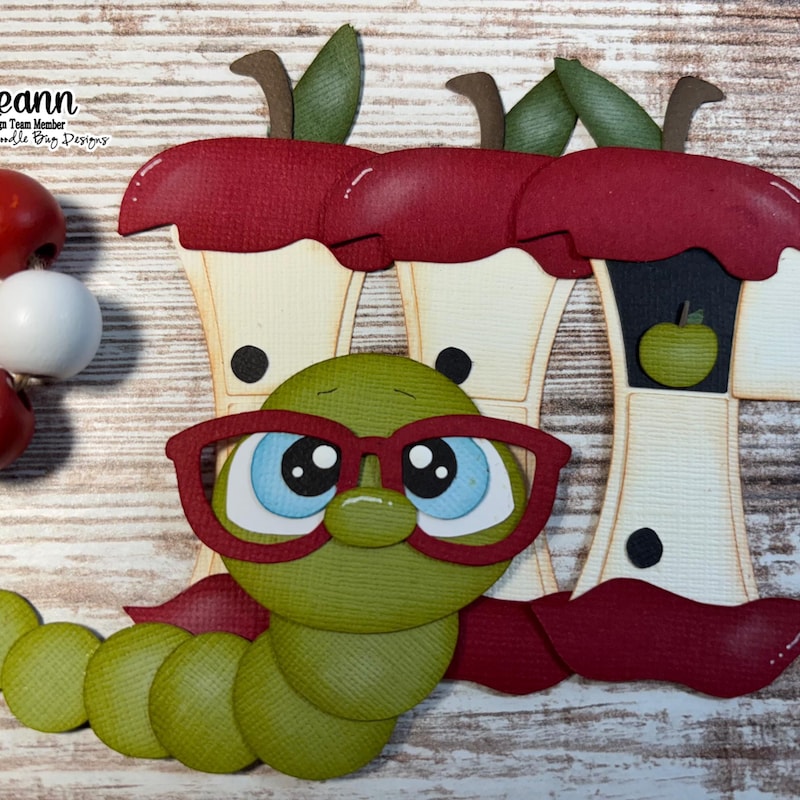 Bookworm Die Cuts - Etsy