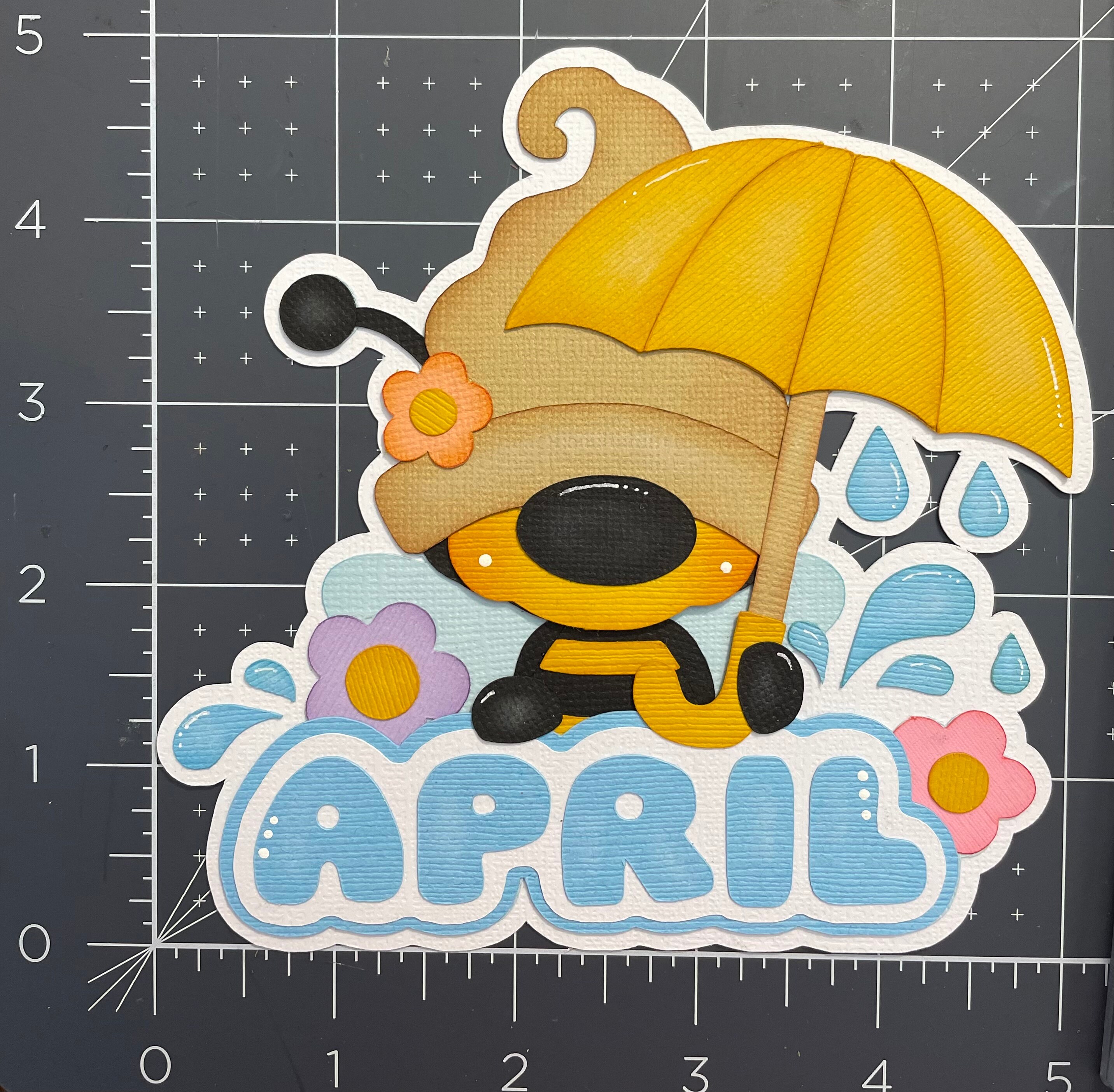 April Title Bee Premade Paper Piecing for Scrapbooking - Etsy