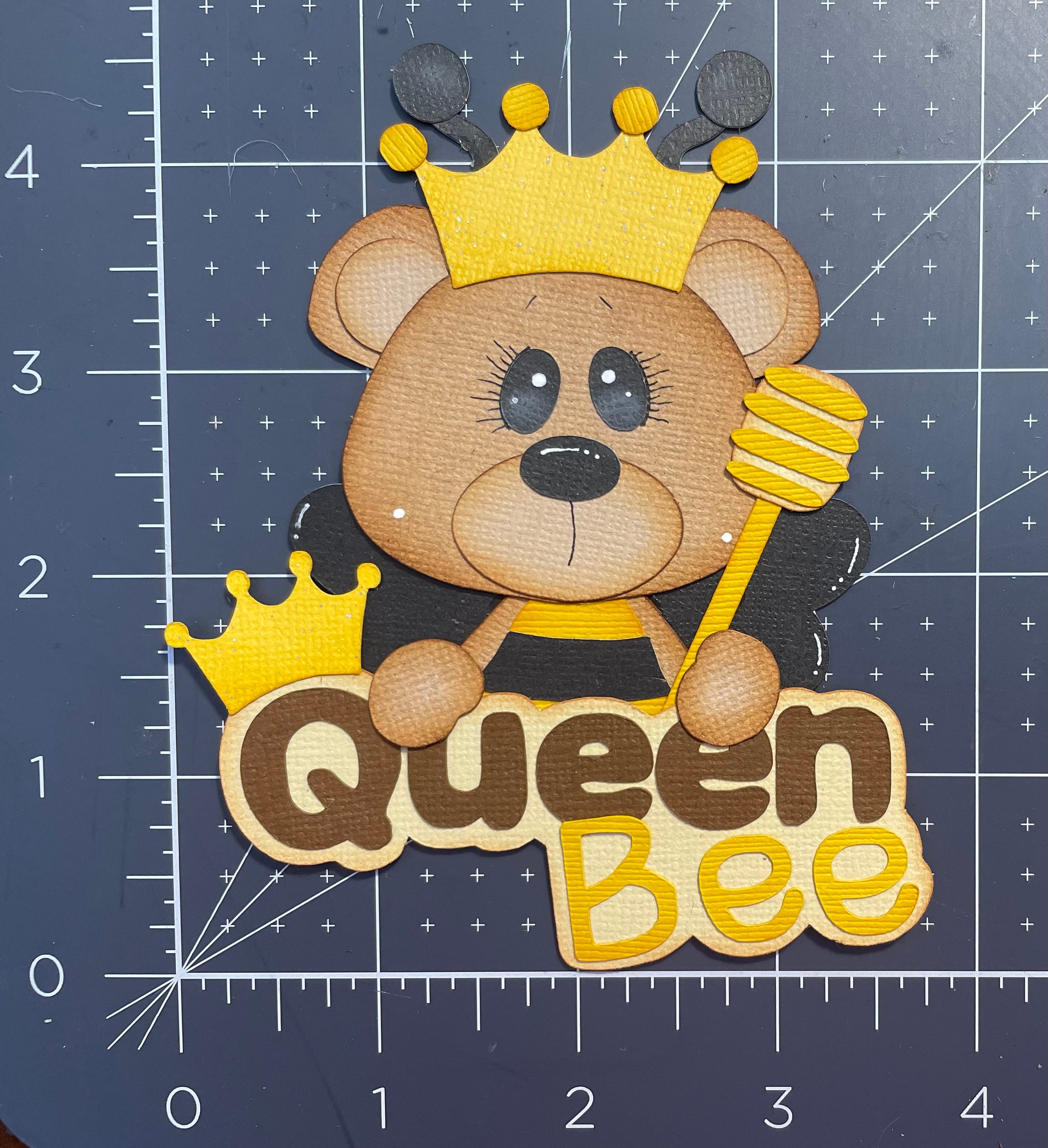 Queen Bee Title for Scrapbooking Layouts, Handmade - Etsy