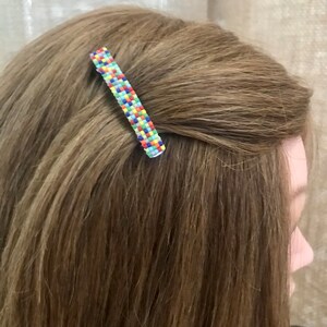 Rainbow Color Small French Style Barrettes, 50mm - Etsy