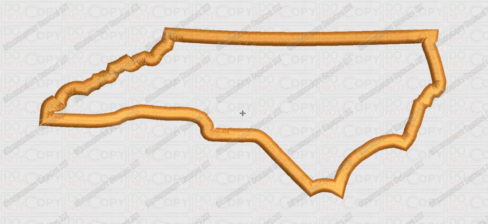 North Carolina State Applique Embroidery Design in 4x4 and 5x7 | Etsy