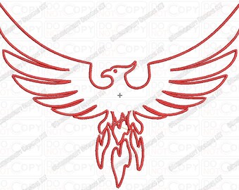 Phoenix Rising Quilt Applique Pattern Design - Etsy