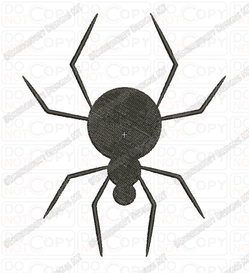 Basic Mini Spider Embroidery Design in 1x1 2x2 3x3 4x4 and 5x7 | Etsy